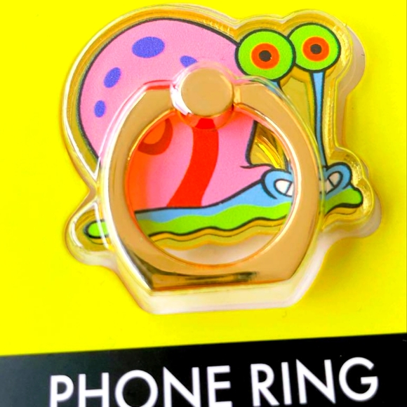 Nickelodeon | Accessories | Spongebob Gary Phone Ring | Poshmark
